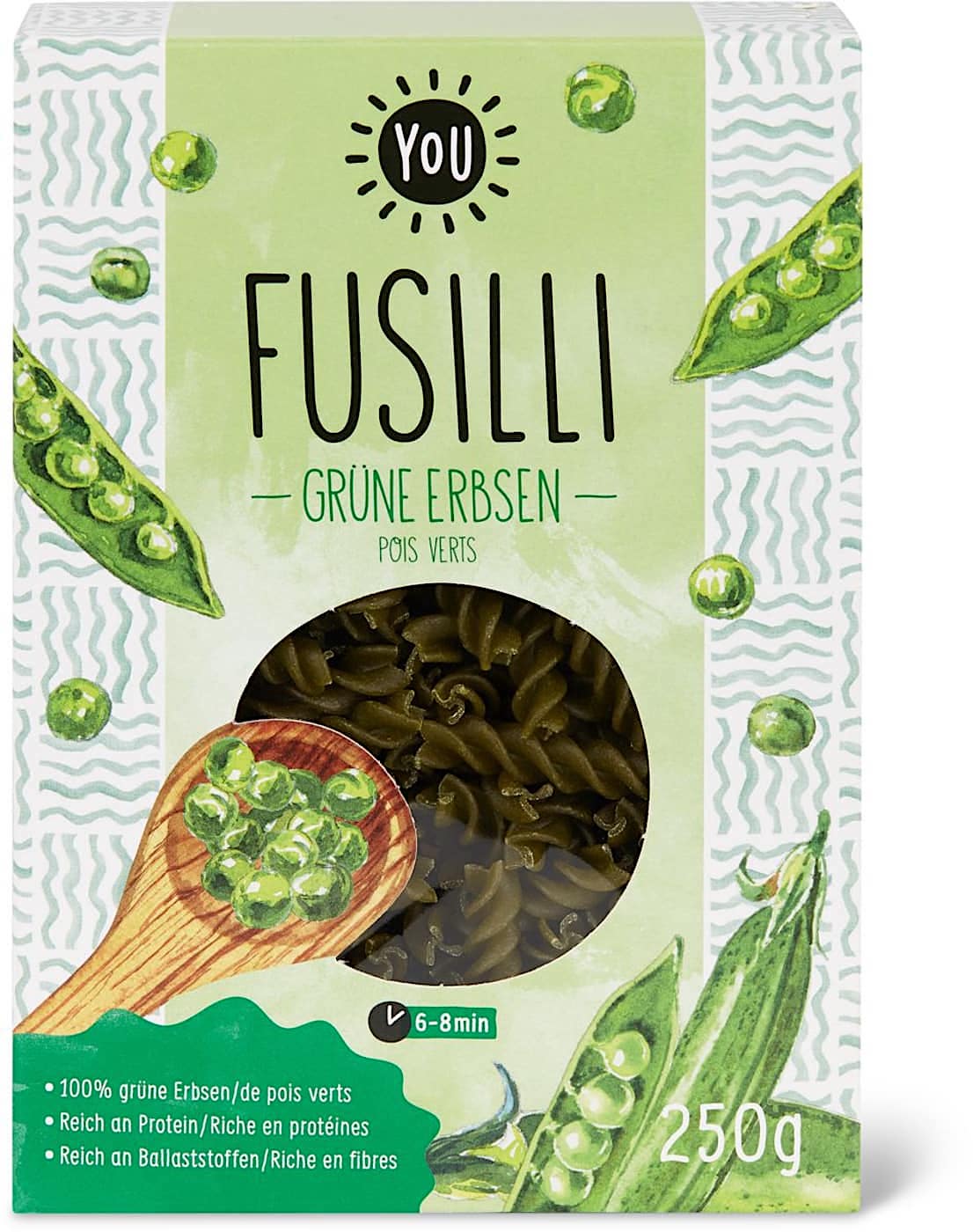 Green pea fusilli salad with orange citrus vinaigrette – Health Continuum